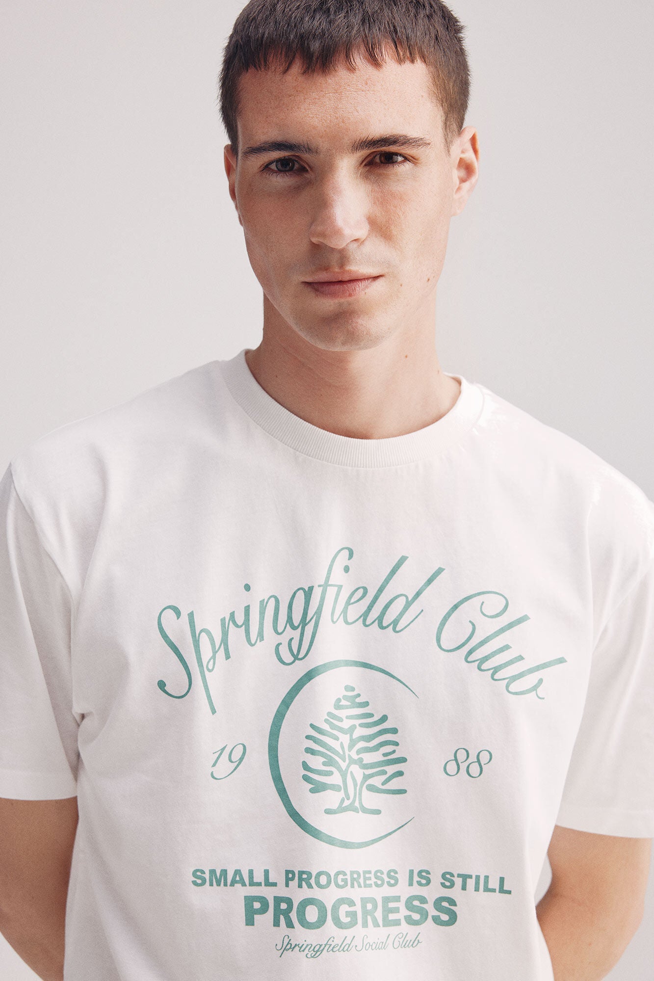 Ivory T-shirts|Progress tree t-shirt|Springfield – Springfield KSA
