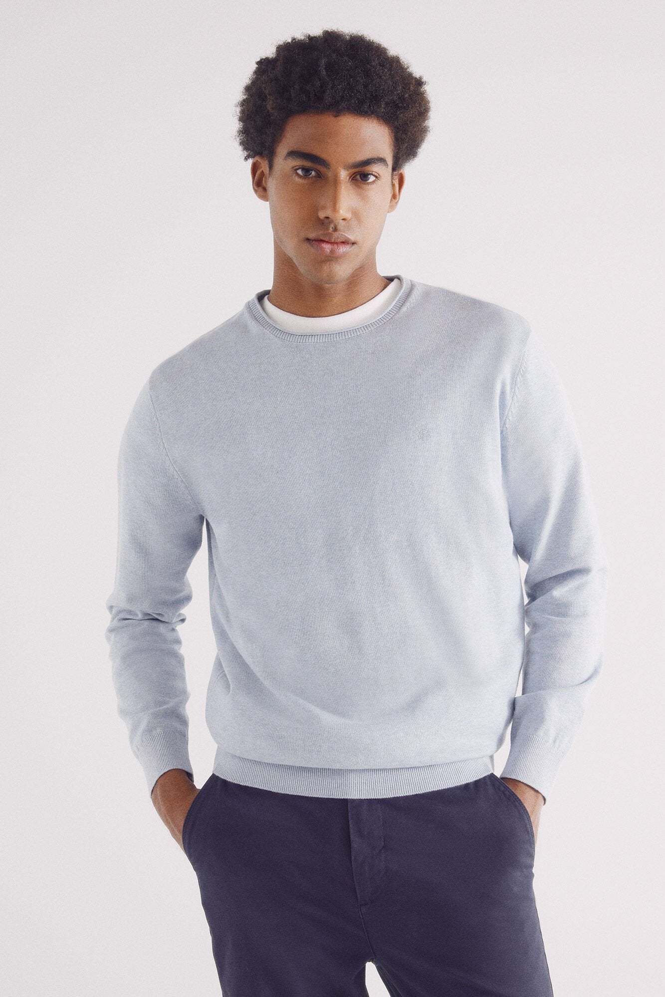 Light Blue Jumpers|Essential jumper|Springfield – Springfield KSA